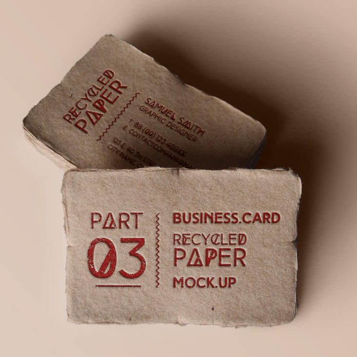Recycled Paper Business Card – VietnamAirlines Giftcards