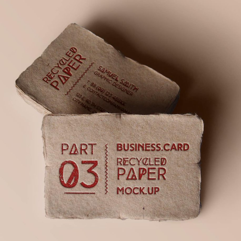 Recycled Paper Business Card – VietnamAirlines Giftcards